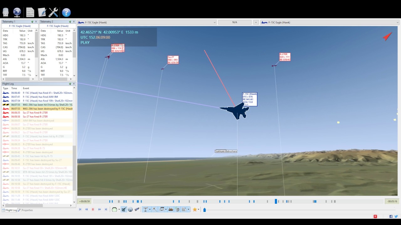 DCS World: Missile Running - YouTube