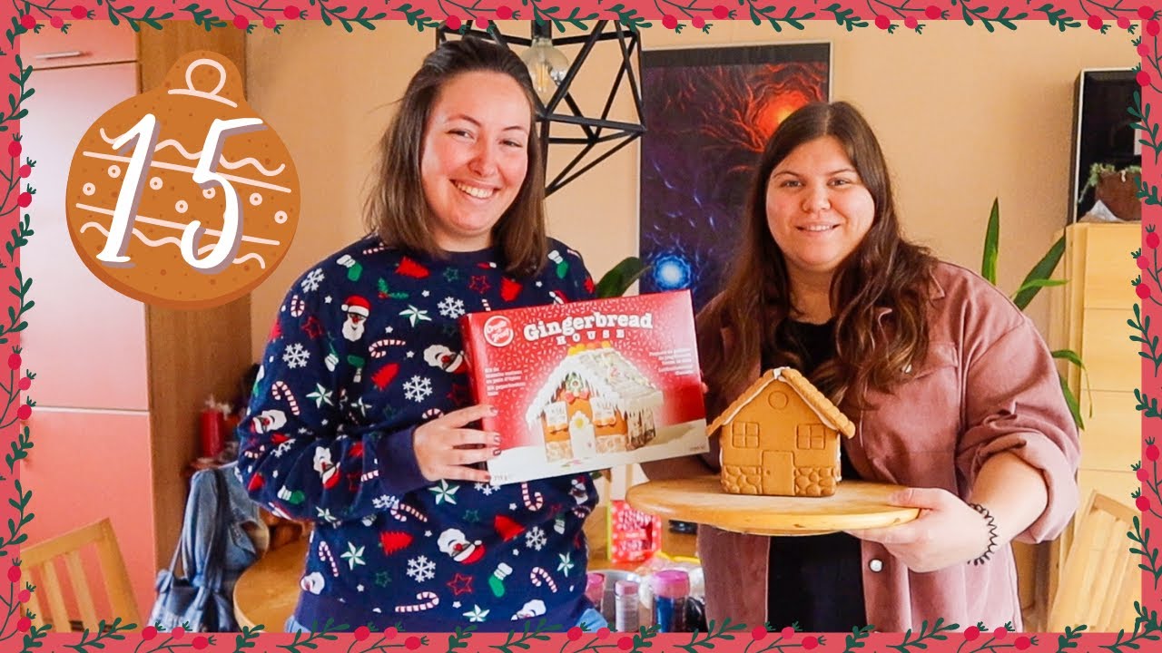 GINGERBREAD HUISJE VERSIEREN 🎄 & PAKKETJE UNBOXEN // VLOGMAS #15 ...