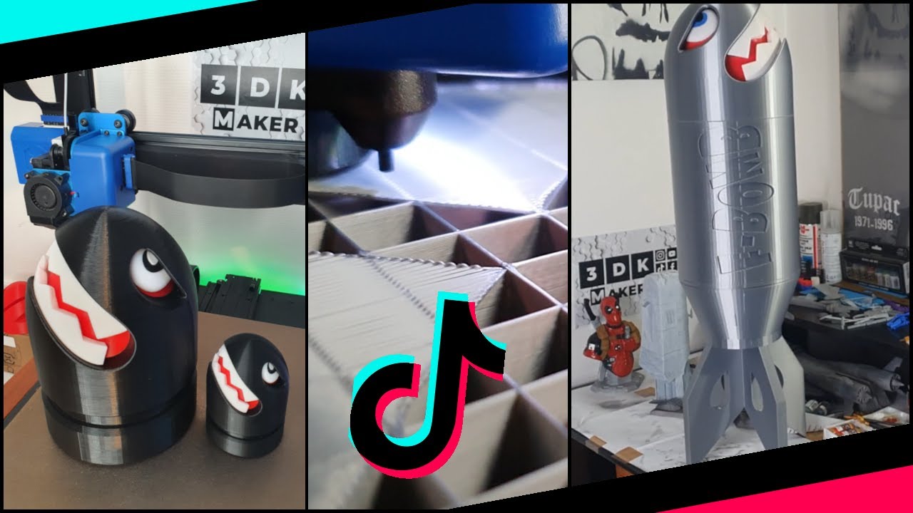 Compilation TikTok - Impression 3d - 3DK Maker #2 [Artillery Sidewinder X2] Février 2022 - YouTube