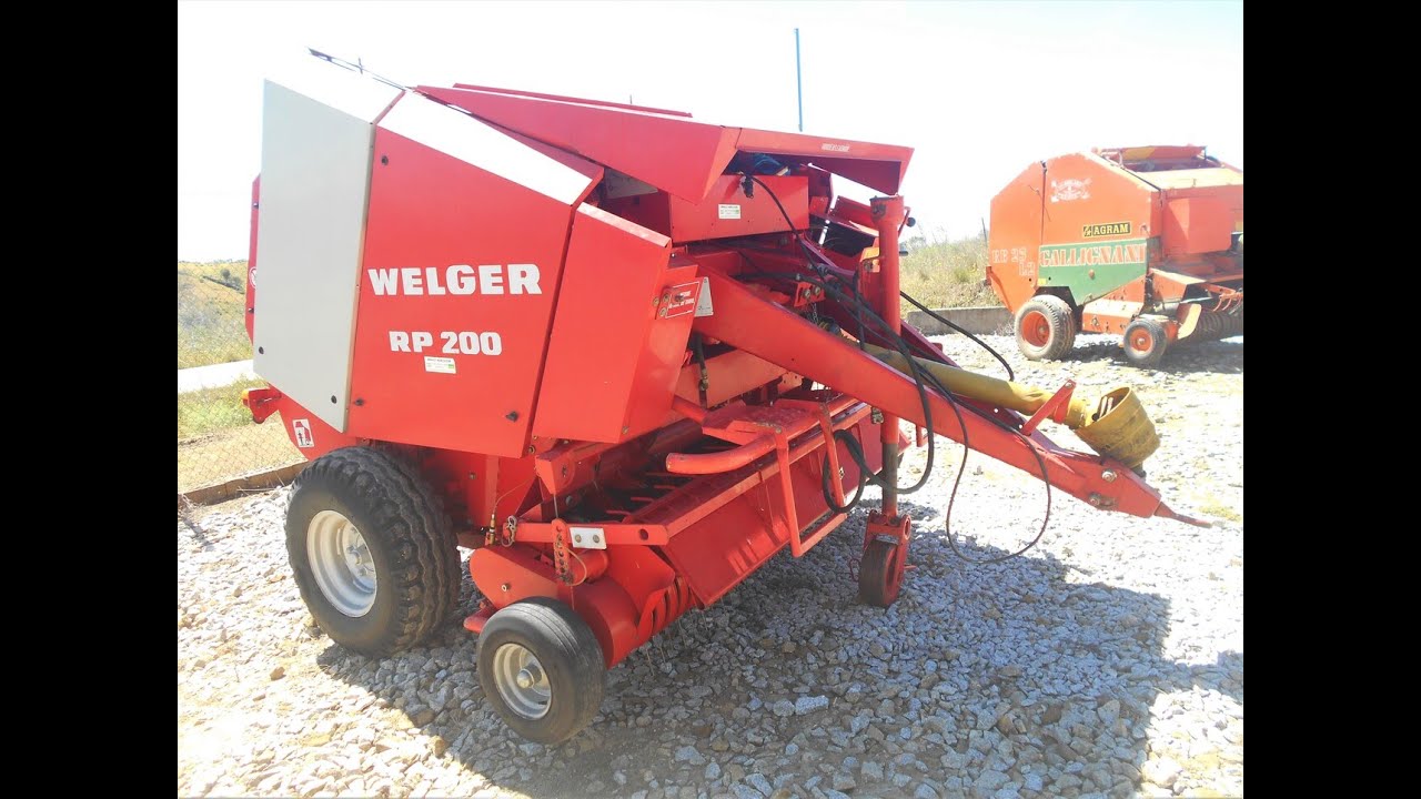Rotoempacadora Welger RP 200 - YouTube