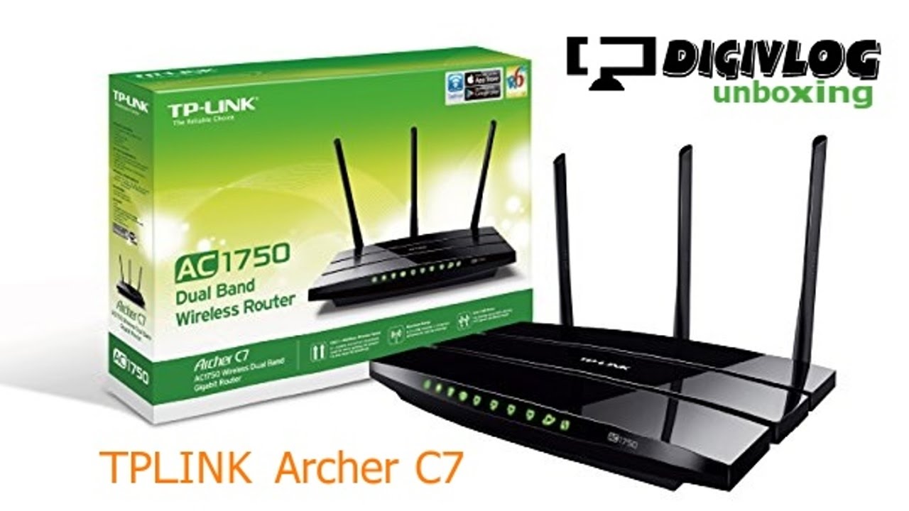 Router TPLINK Archer C7 (AC1750) - unboxing CZ - YouTube