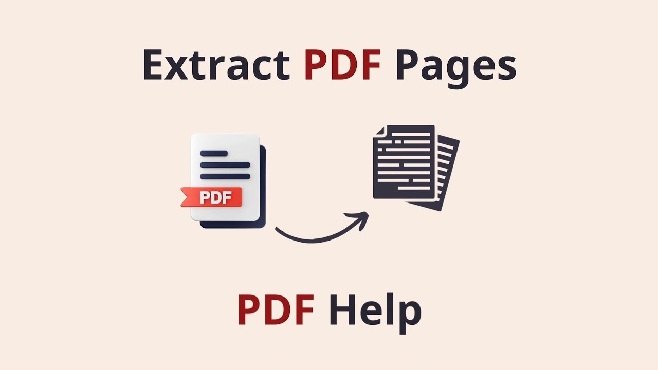 Extract PDF Pages | Manage Your PDFs Easily Now! - YouTube