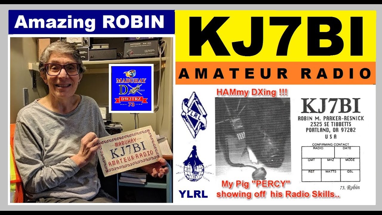 Amazing Robin Resnick KJ7BI - U.S.A. | Amateur Radio Y.L.R.L. - YouTube