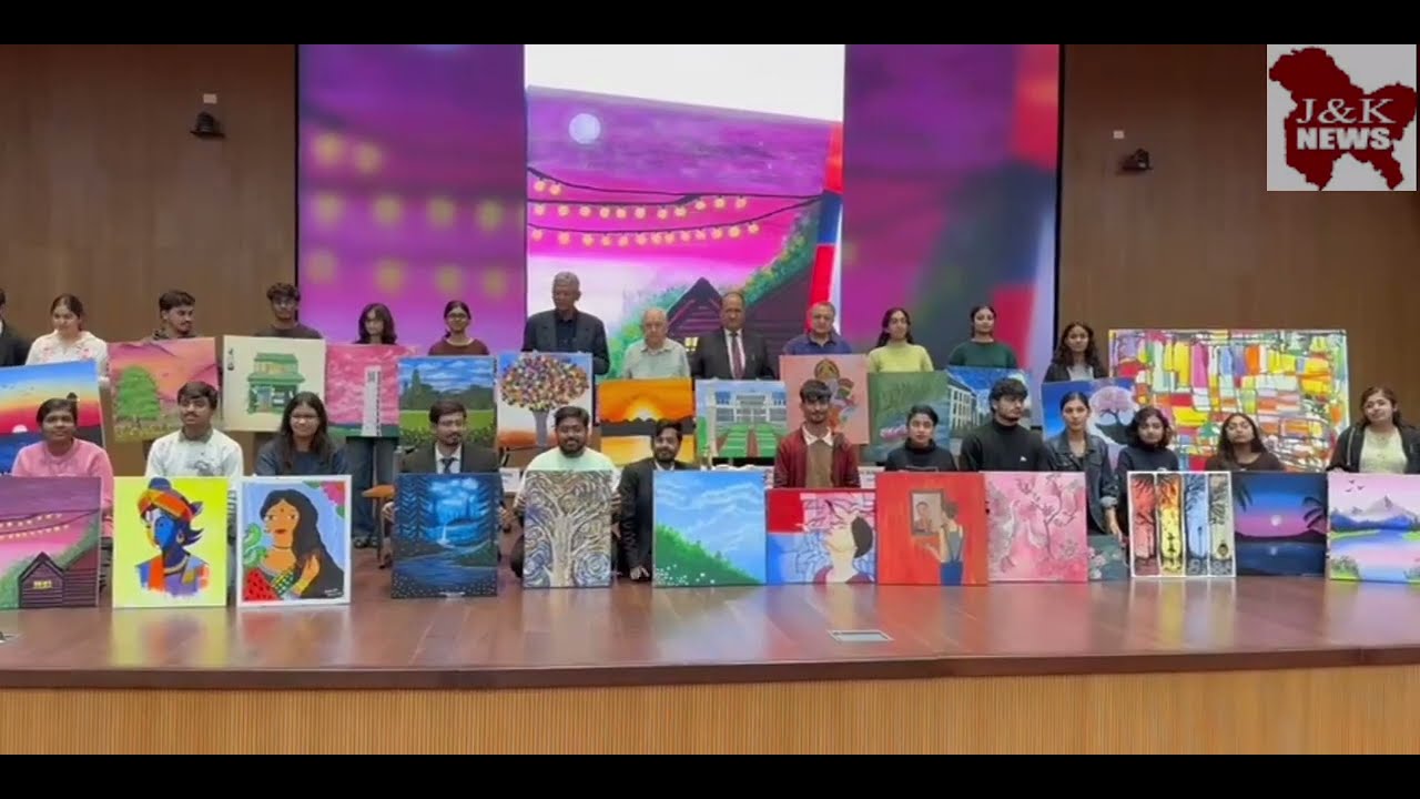 IIM Jammu Hosts the Grand Unveiling Ceremony of Two-Day Painting ...