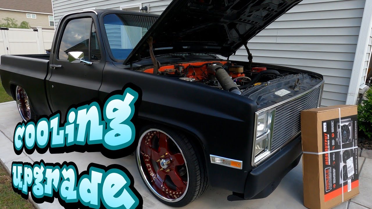 Chevrolet C10 New Derale Cooling fan install, Edelbrock Camshaft ...