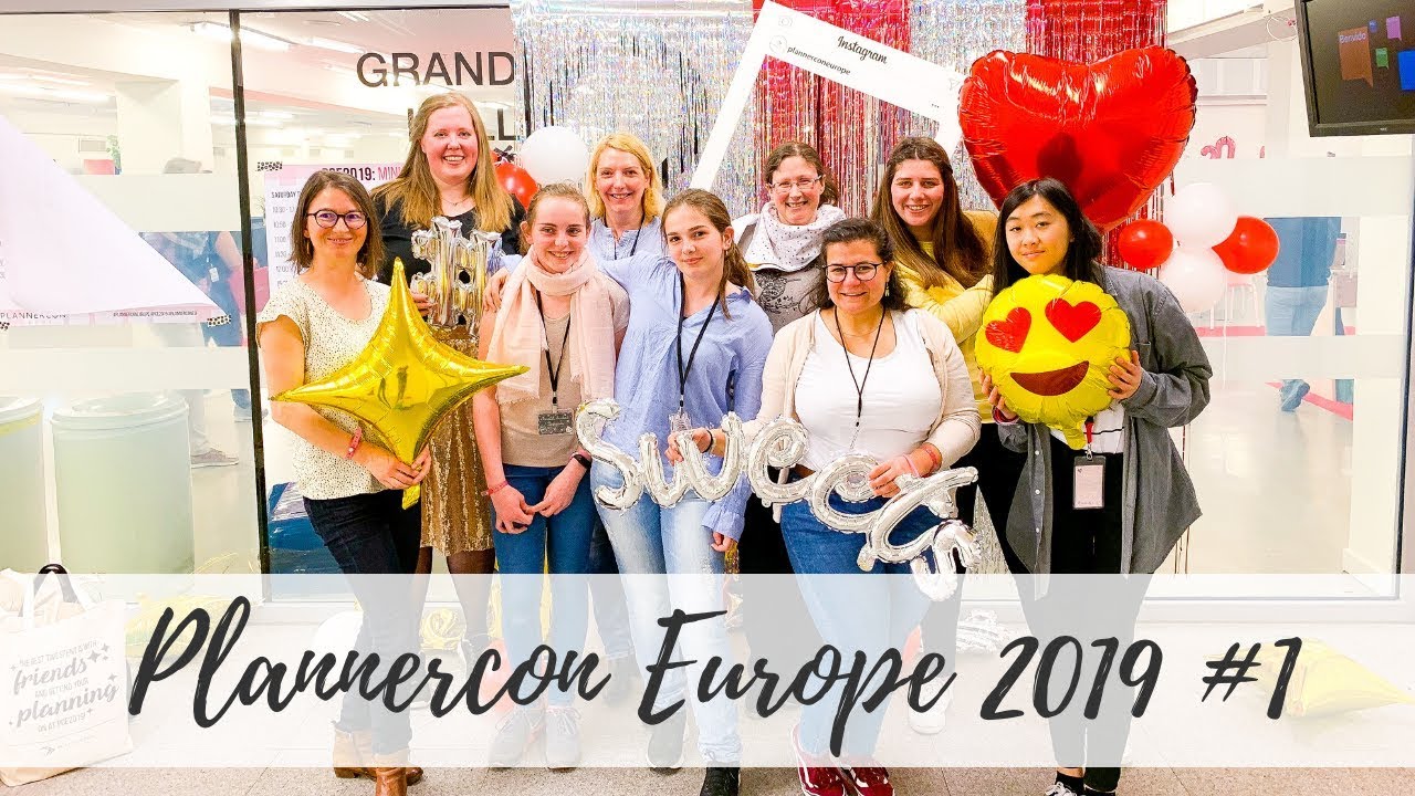 PREMIER JOUR A LA PLANNERCON EUROPE 2019 ! - YouTube