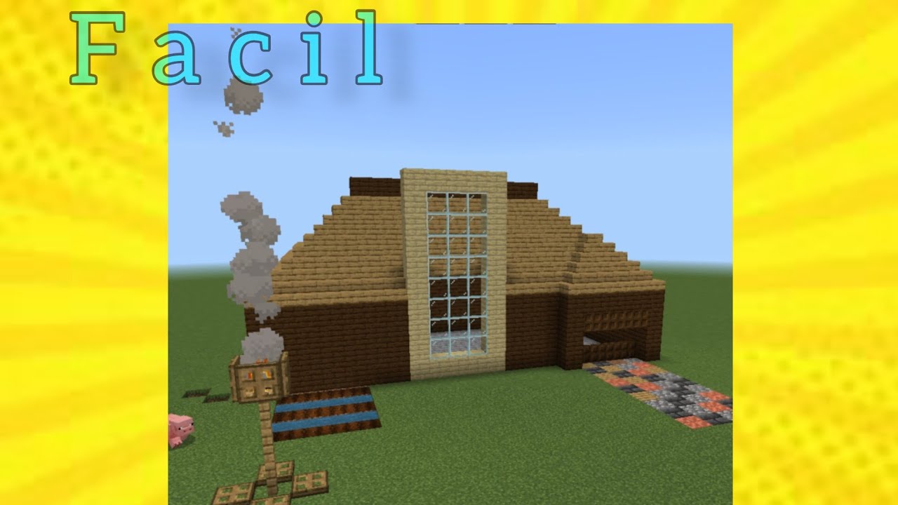 tutorial de hacer una casa para survival en minecraft - YouTube