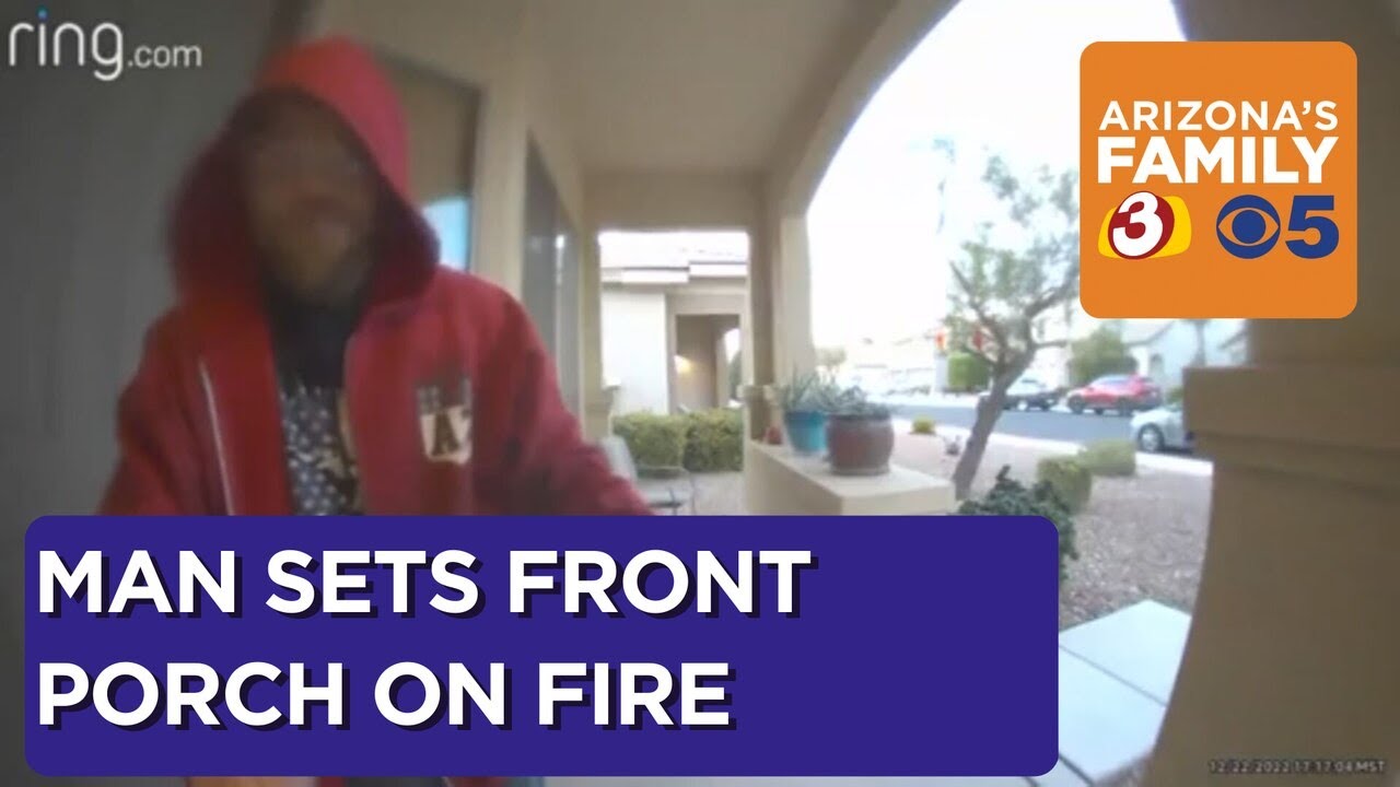 Police searching for suspect who set front porch on fire in Surprise ...