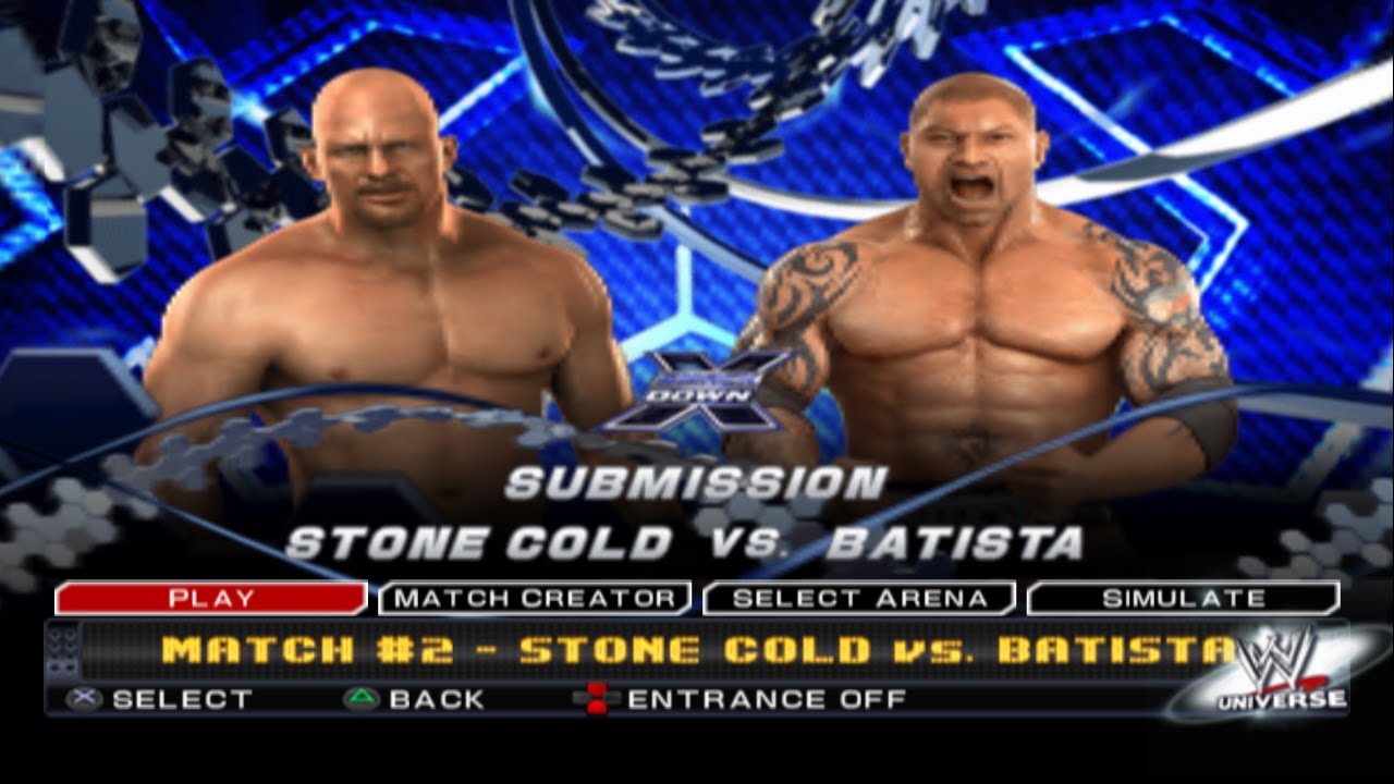WWE SmackDown vs. Raw 2011 Stone Cold vs Batista - YouTube