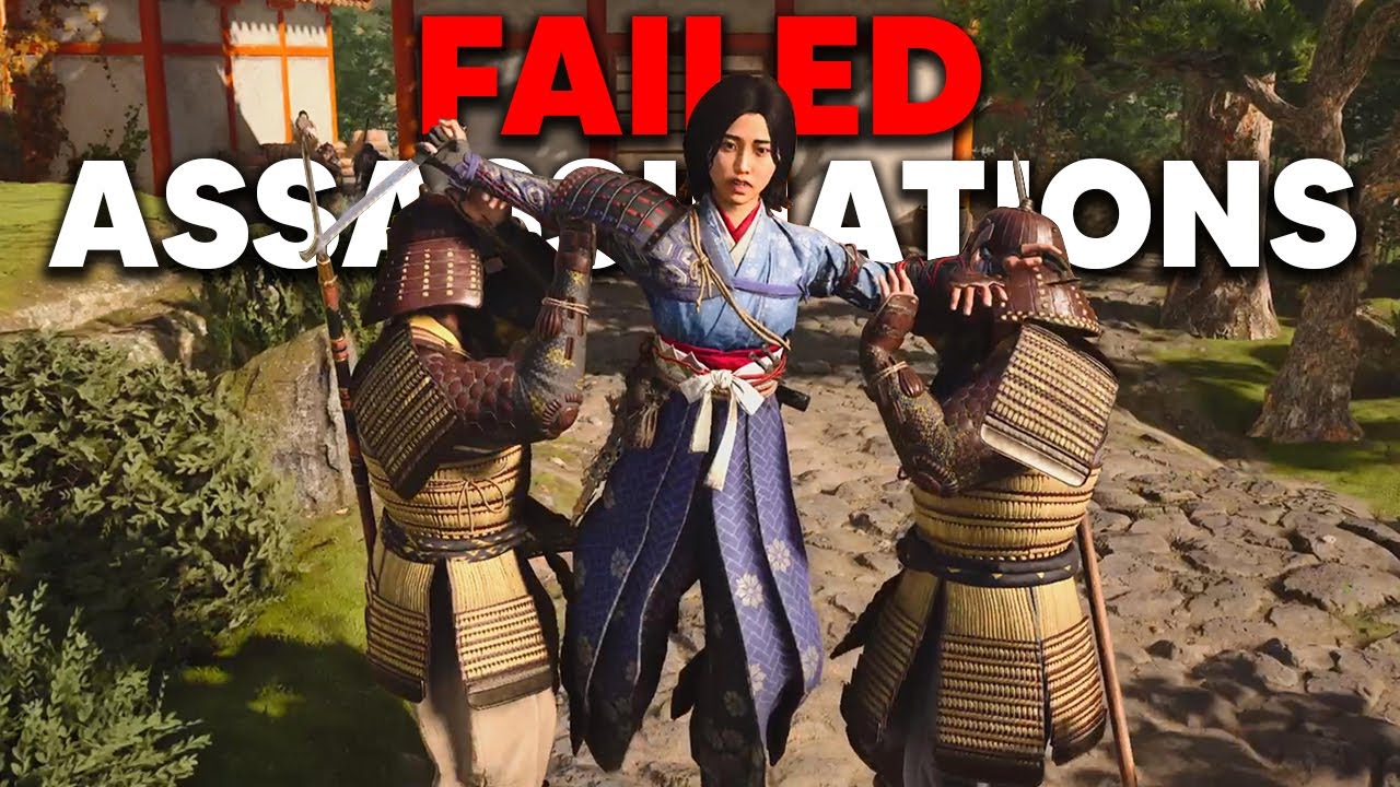 Assassin's Creed Shadows | All Unique Failed Assassination Animations - YouTube