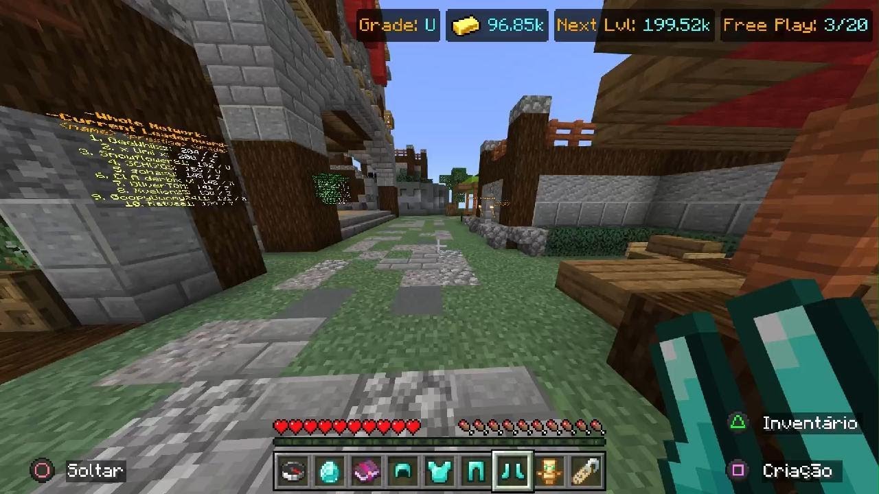 Minecraft PRISON Pvp Mine Eu X 6 Player - YouTube