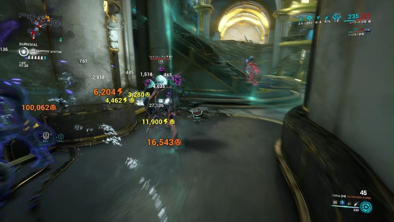 Warframe cyte-09 test build on steel path - YouTube