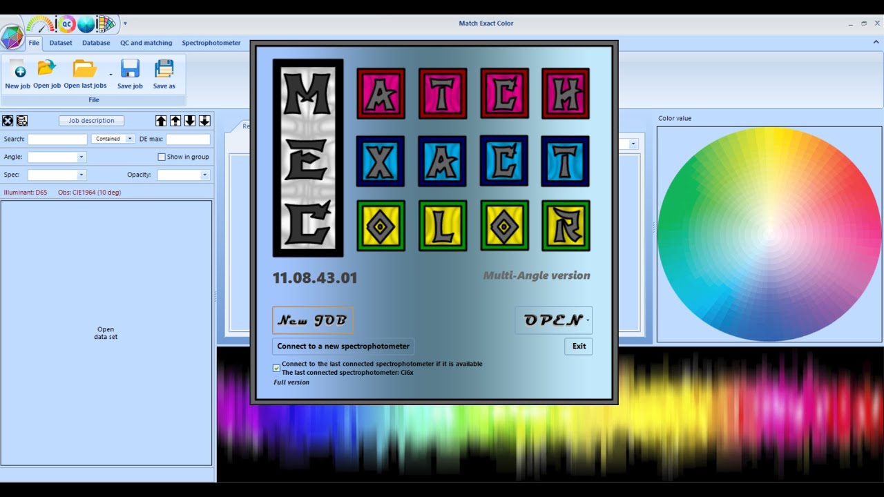Color matching using Match Exact Color (MEC) software - YouTube