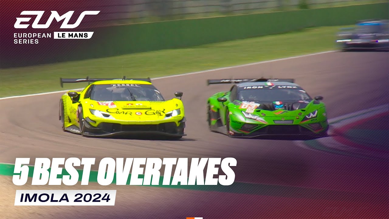 5 Best Overtakes | 4 Hours of Imola 2024 | ELMS - YouTube