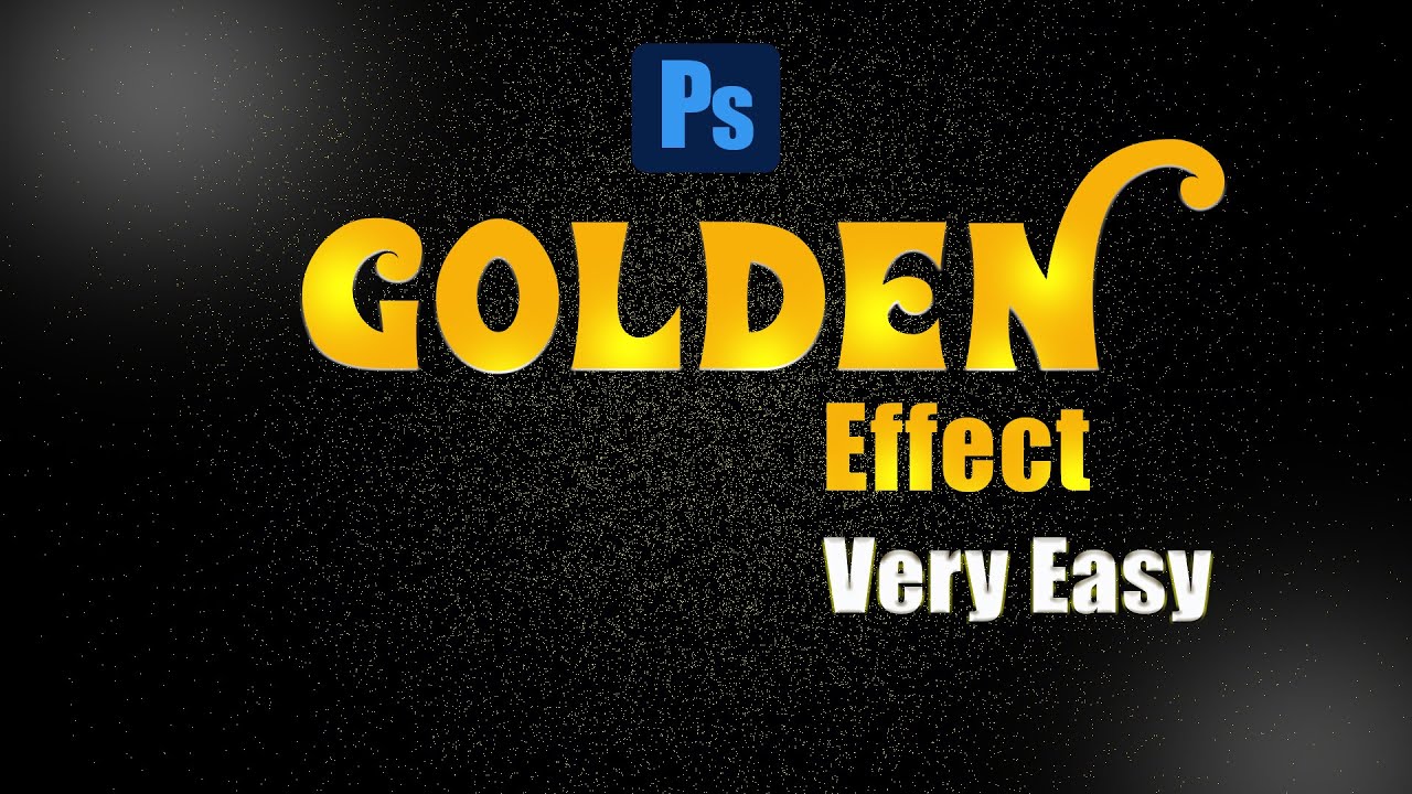 Gold Effect in Adobe Photoshop tutorial - YouTube