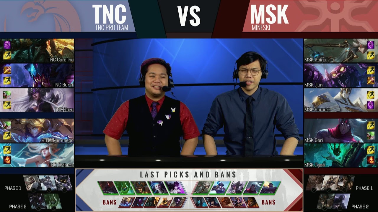 2018 Pro Gaming Series Spring - Finals | MSK vs TNC Game 2/3 - YouTube