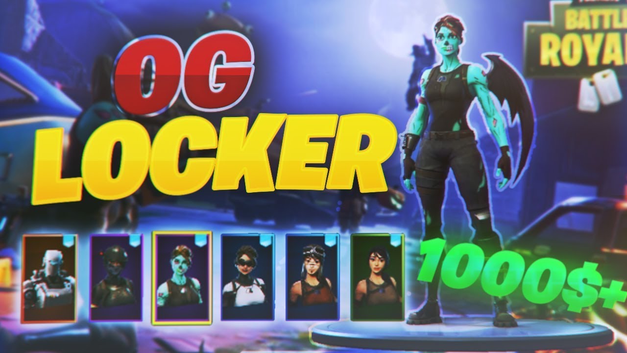 My *OG* RENEGADE RAIDER Locker Showcase! 1000$+ (Ghoul Trooper) - YouTube