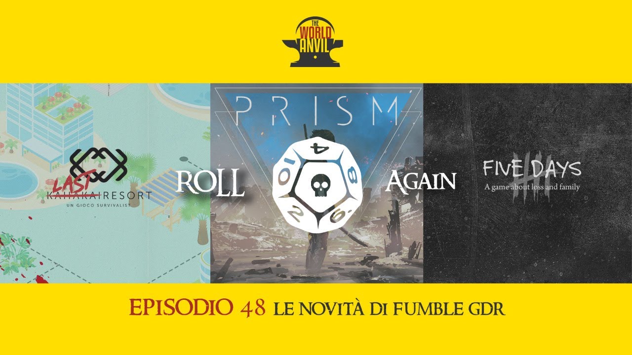 Roll Again 48: Le novità di Fumble GDR - YouTube