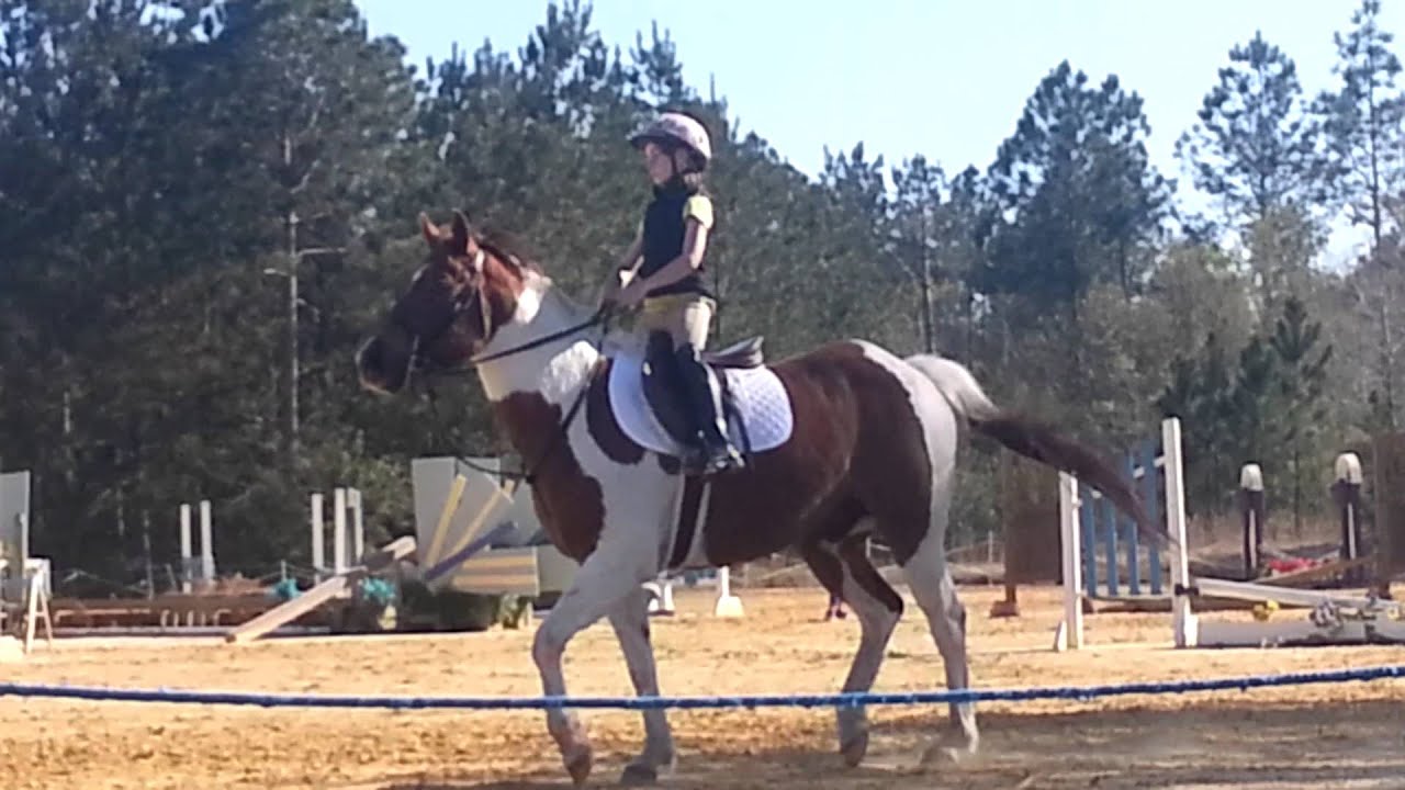 Taylor's Horseback riding lessons - YouTube