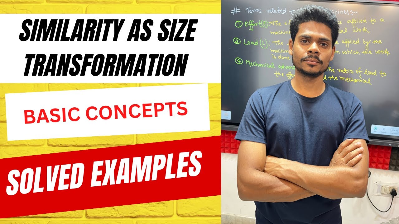 Class 10 maths | Similarity as a size transformation|concepts scale ...
