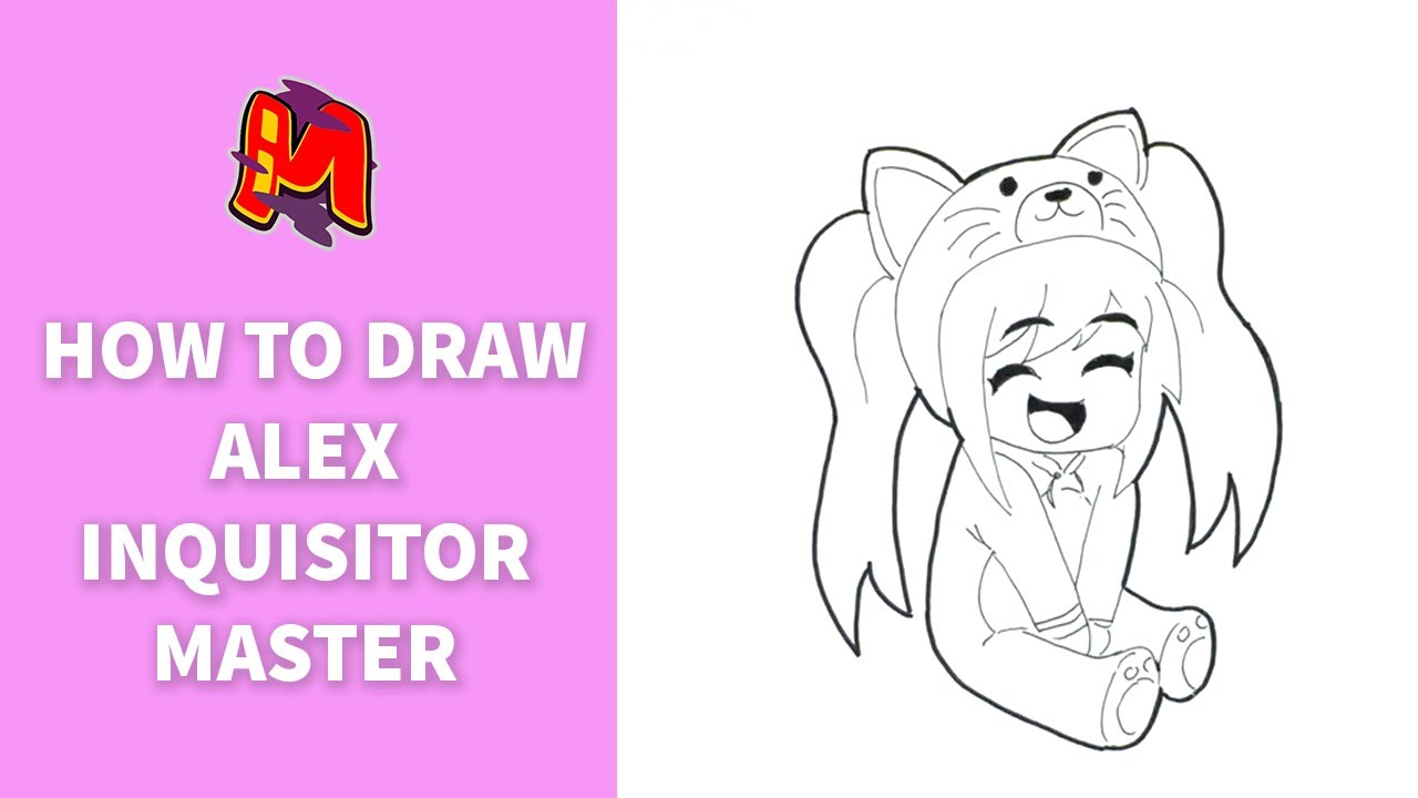 How to Draw Alex Inquisitor Master Easy | Youtuber - YouTube