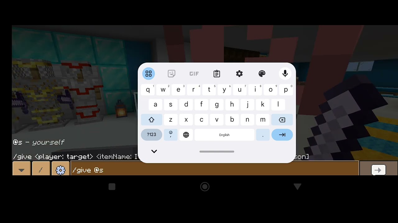 I give command block and barrier block - YouTube