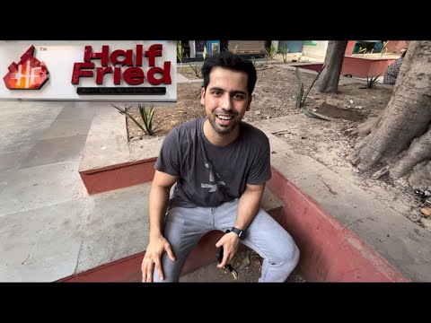 Half Fried Owner | Simran & Tushar | Half Fried Food Review | Mayur ...