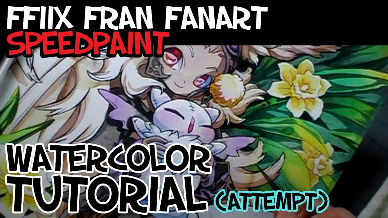 Fran Watercolor Tutorial Attempt - YouTube