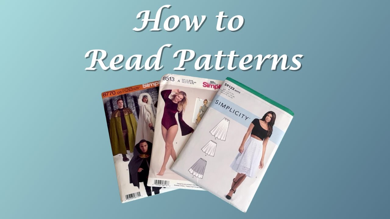 How to Read Patterns - YouTube