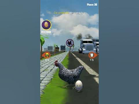 chicken road crossing game #shorts - YouTube