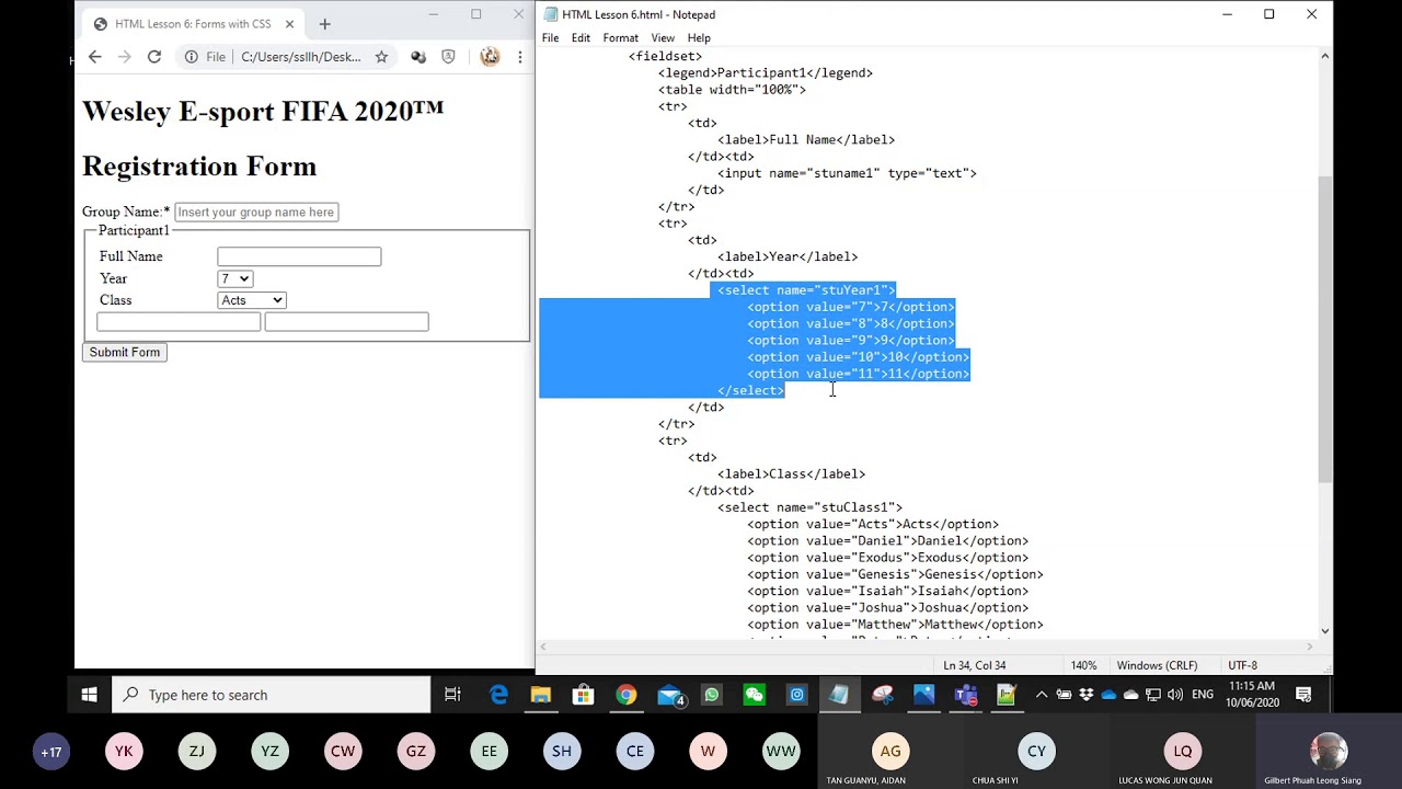 Html Lesson 6 Part 1 Youtube