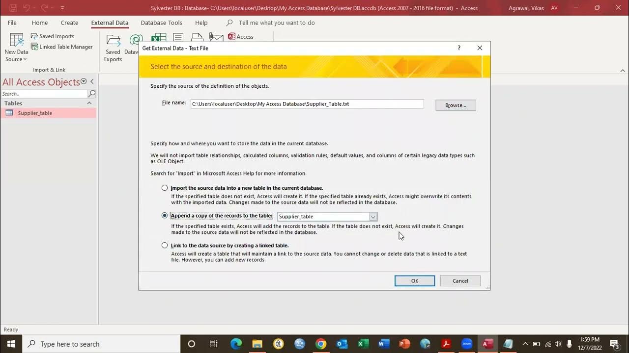 01 Creating Tables in MS Access Database - YouTube