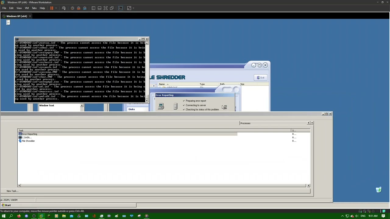 Destroying Windows XP with MEMZ and File Shredder - YouTube