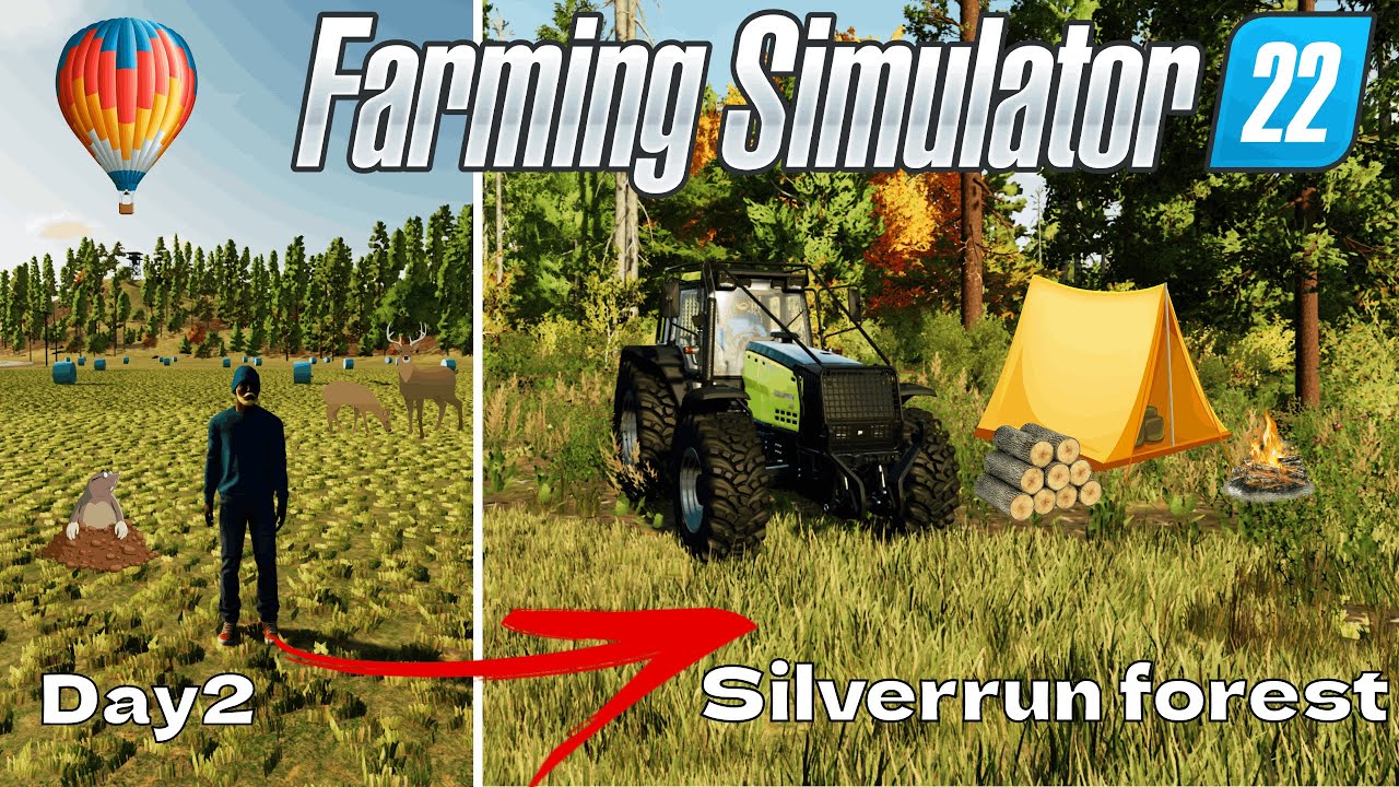 Start from 0$ on Silverrun forest | Farming Simulator 22 | Day 2 - YouTube