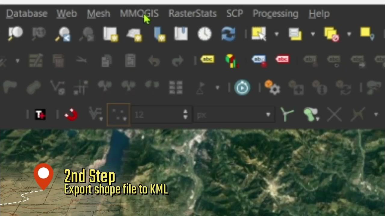 6 From Shape file to KML by MMQGIS - YouTube