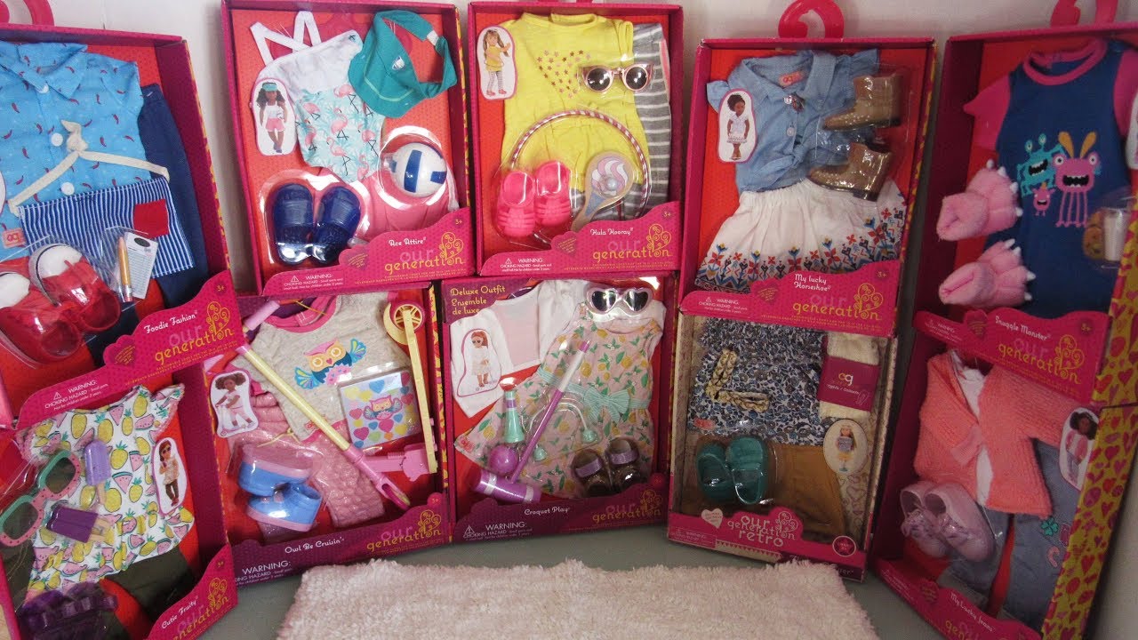 Dressing My Dolls -Huge Our Generation Haul - YouTube