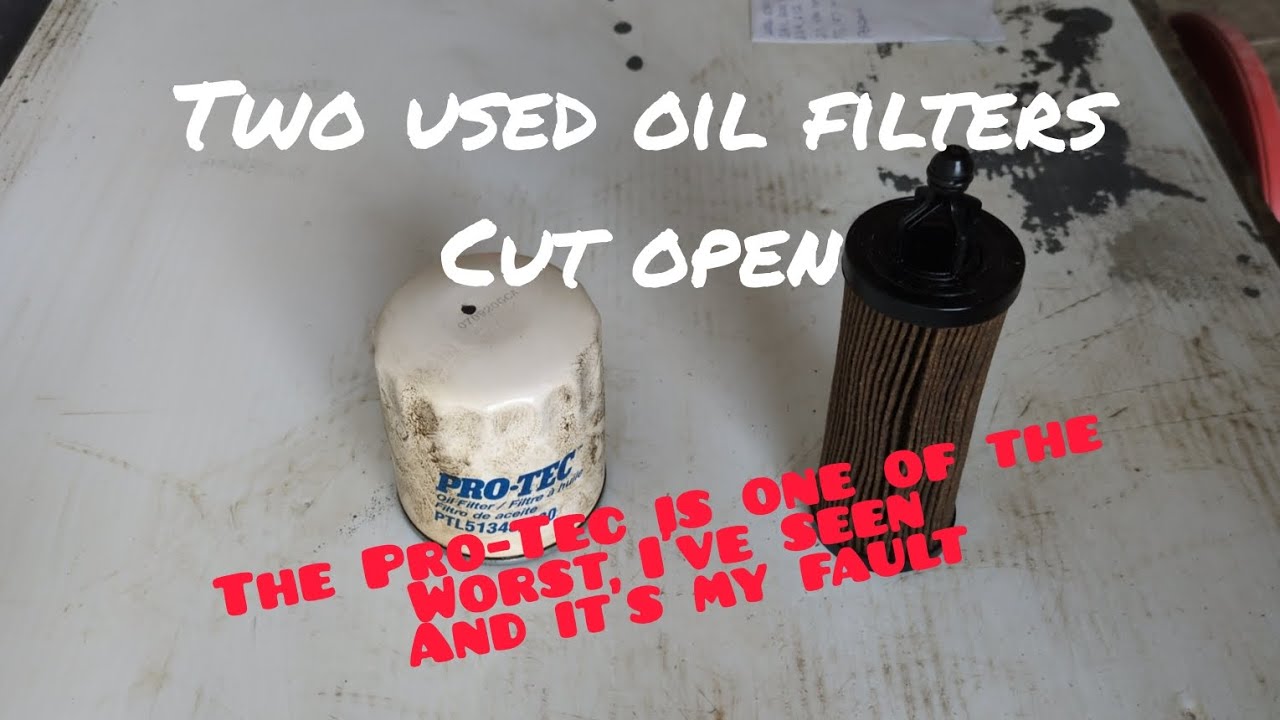 Used Pro-Tec oil filter the worst I have ever seen and it's my fault ...