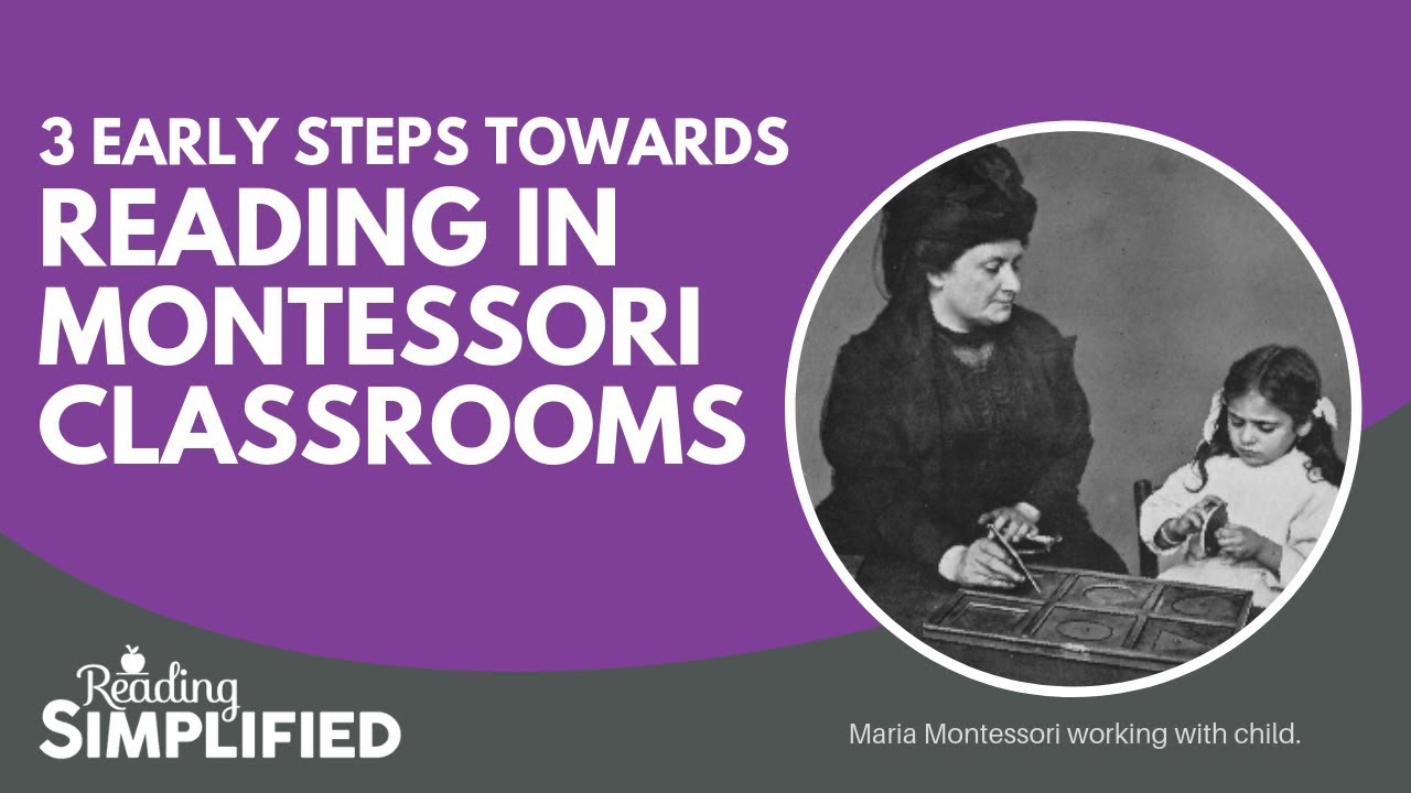 3 Early Steps Towards Reading in Montessori Classrooms - YouTube