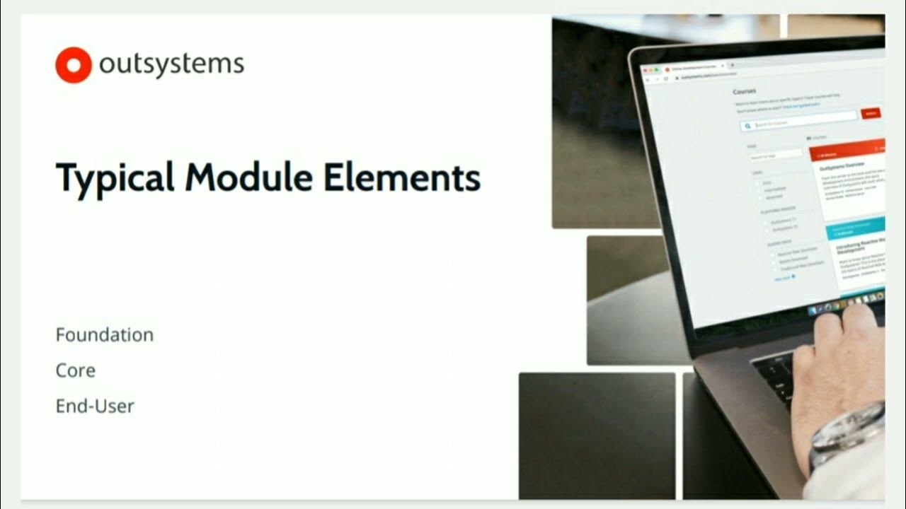 Architecture In Outsystems Typical Module Elements In Outsystems Outsystems Full Course In