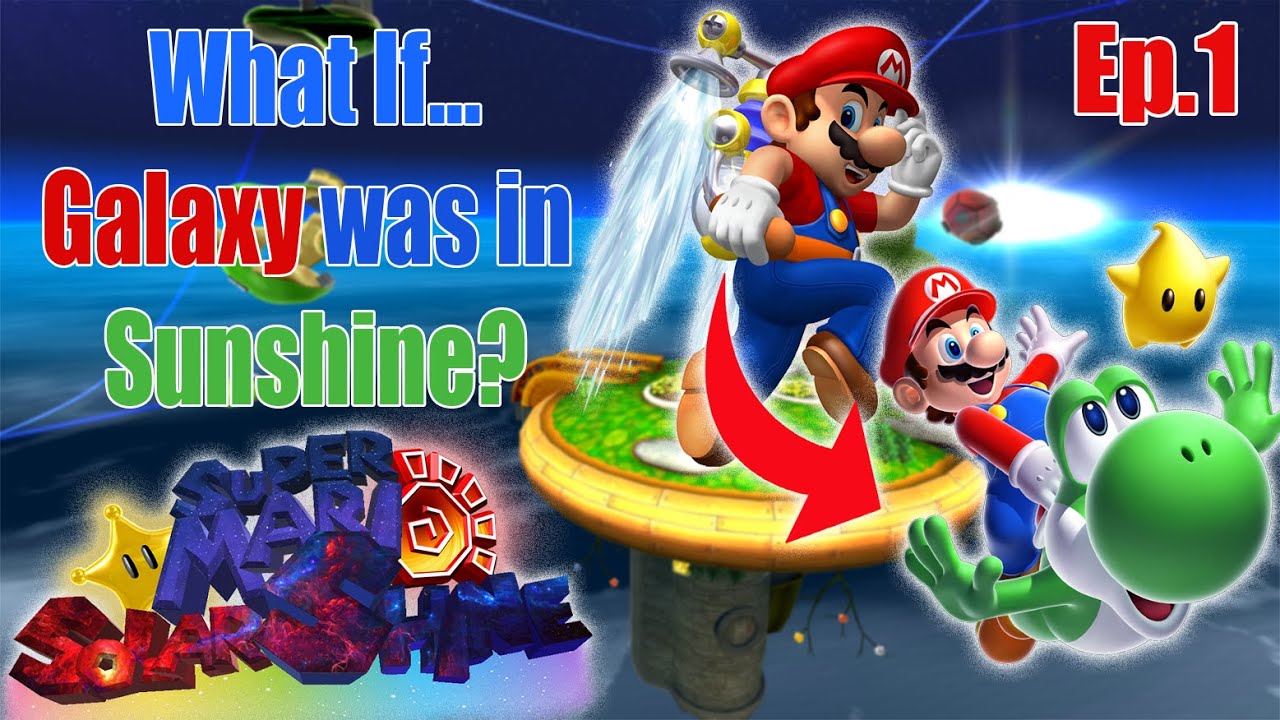 Galaxy + Sunshine?! || JPlays - Super Mario Solar Shine (Ep 1) - YouTube