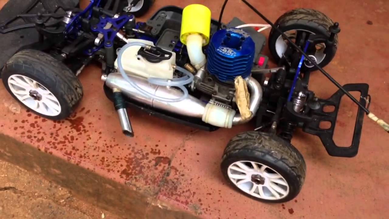 On road nitro car - YouTube