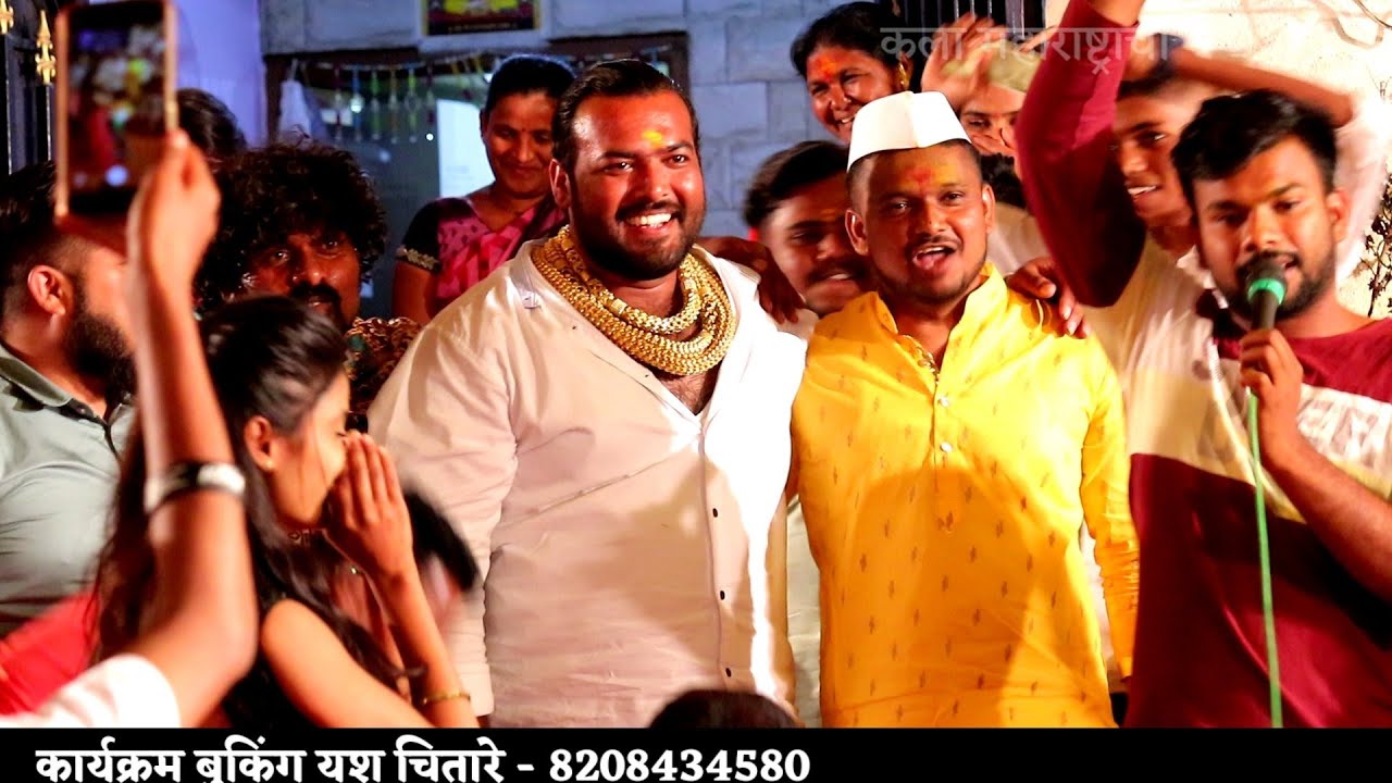 Golden man monu badekar Full enjoying program | jagran gondhal - YouTube