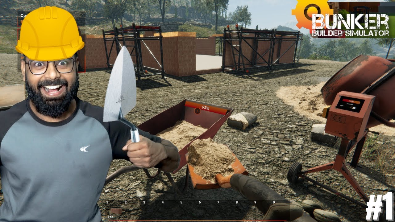 I BECAME A BUILDER || BUNKER BUILDER SIMULATOR (PART1) - YouTube