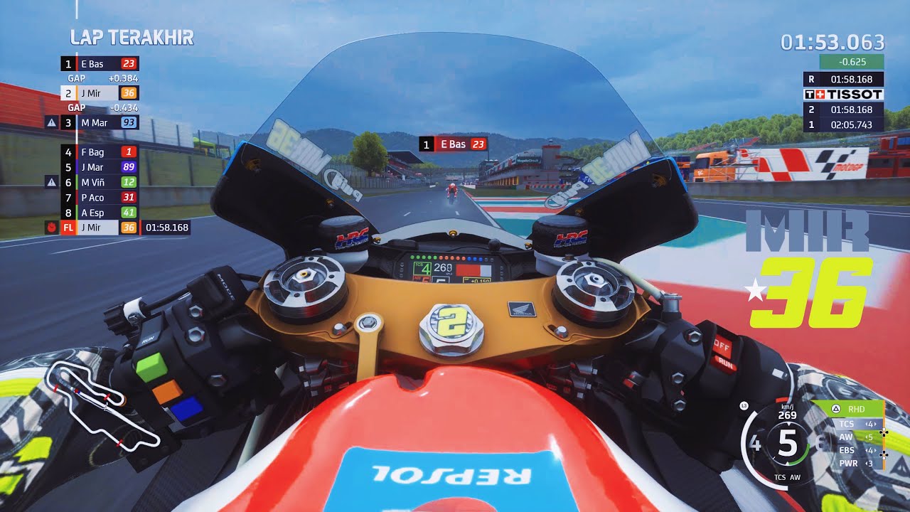 MotoGP24 Onboard With JOAN MIR | ItalianGP🇮🇹 | Gameplay MotoGP24 PS5 ...