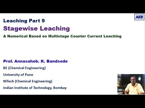 Leaching Part 9 Multistage Counter Current Leaching - YouTube