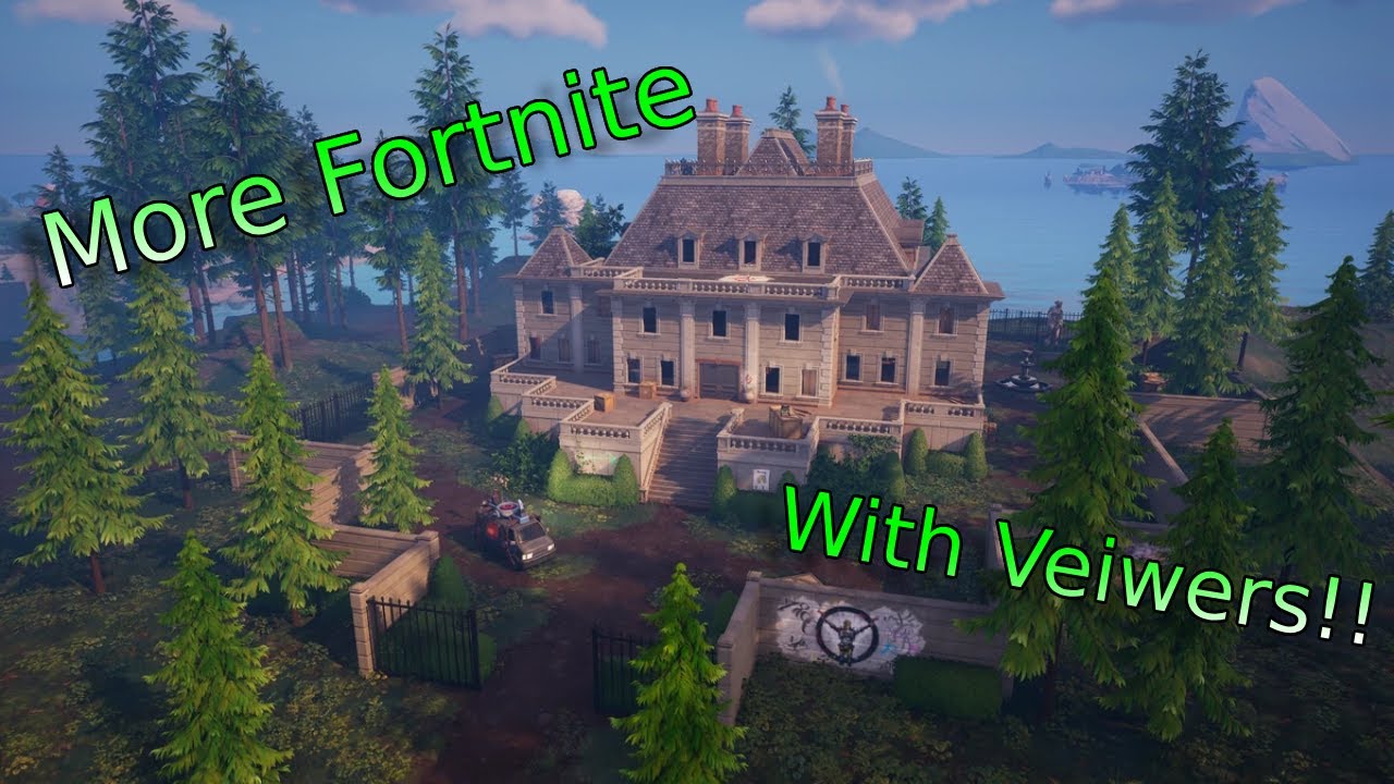 Playing Fortnite with viewers - YouTube