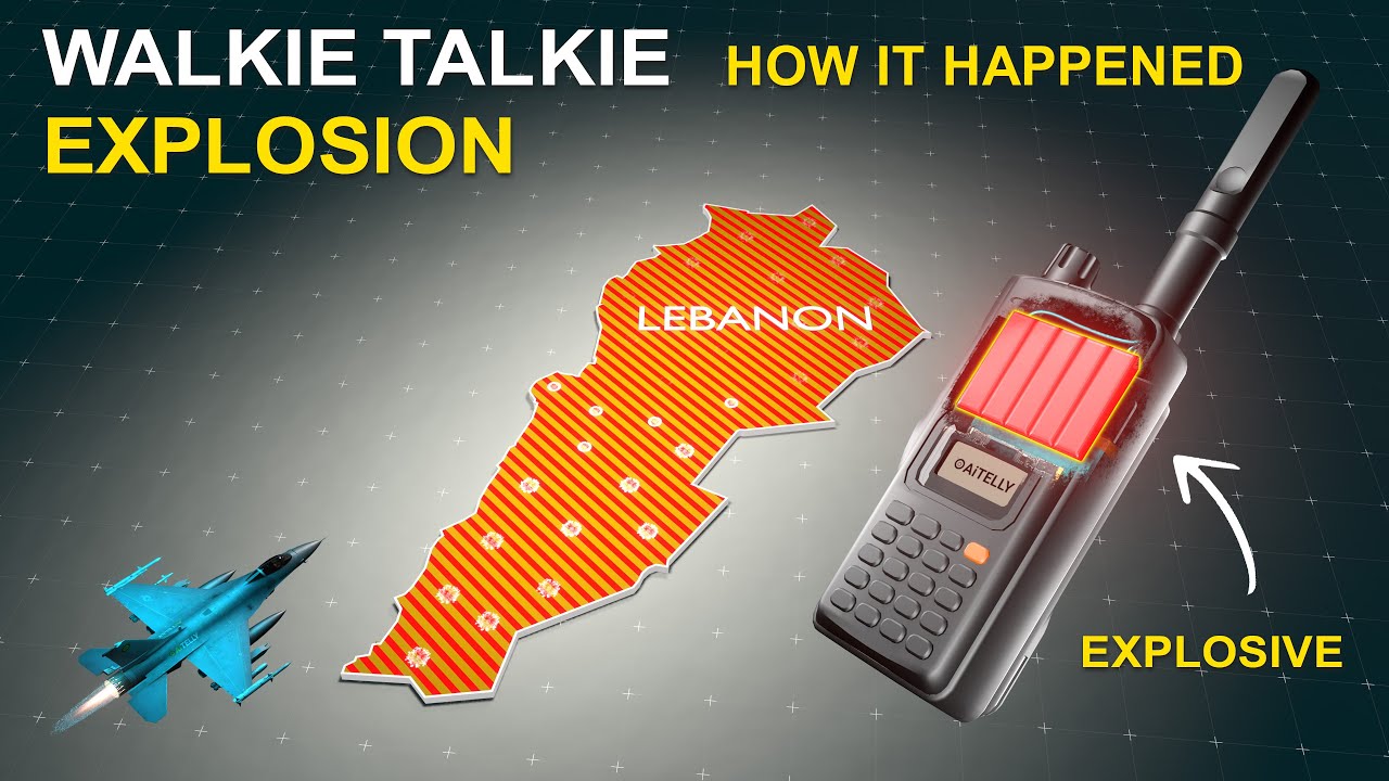 How Lebanon Walkie Talkie Explosion Happened? Israeli Airstrikes # ...
