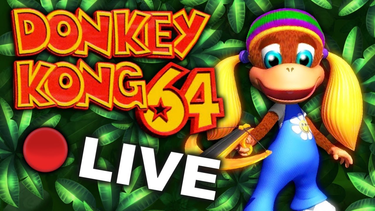 GRAPES, MELONS, ORANGES AND COCONUT SHELLS! | Donkey Kong 64 Livestream ...
