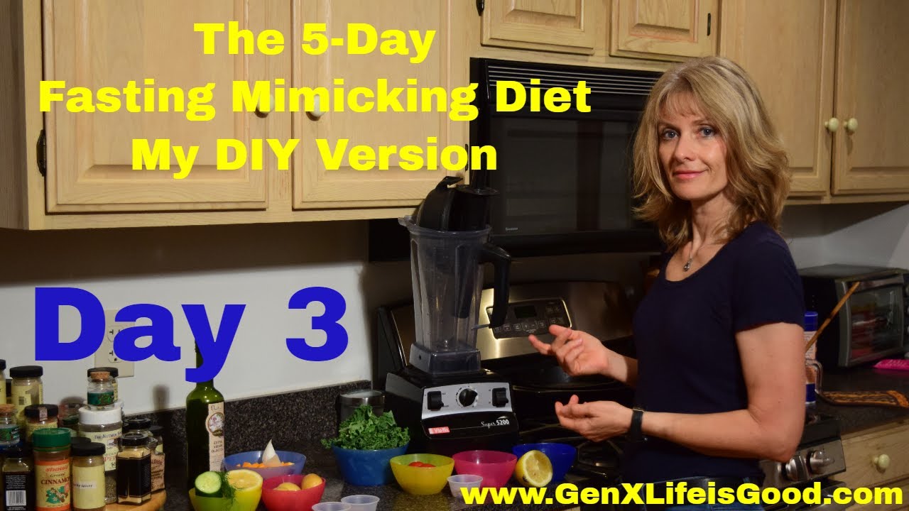 The 5-Day Fasting Mimicking Diet (FMD): My DIY Version - Day 3 - YouTube