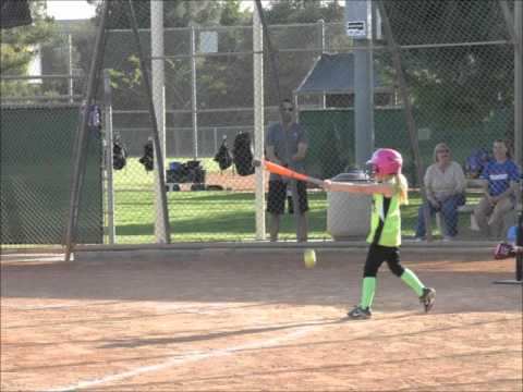 softball girls - Tessa's first year of softball 6u - YouTube